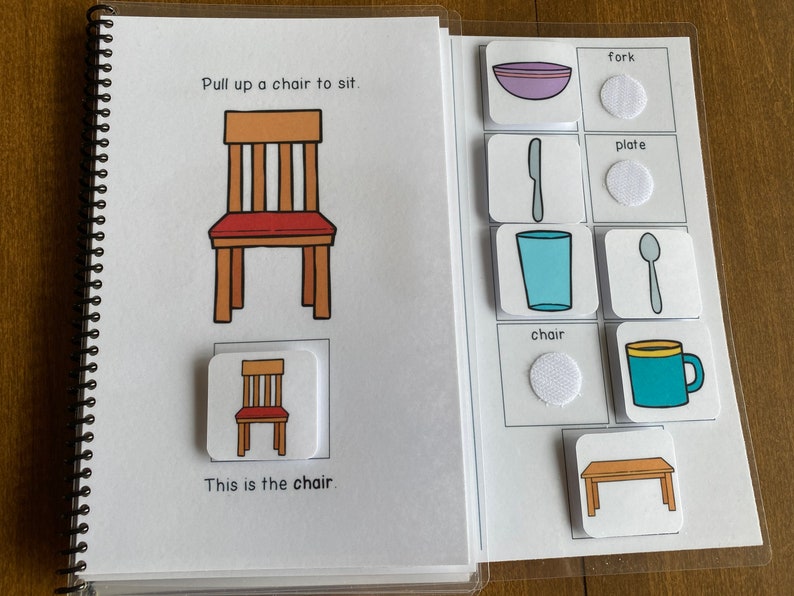 Dining Room Vocabulary Booklet and Task Cards special - Etsy