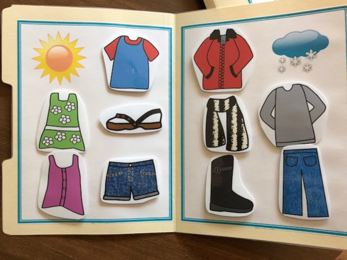 Laundry Life Skills File Folders for Special Education breezy - Etsy