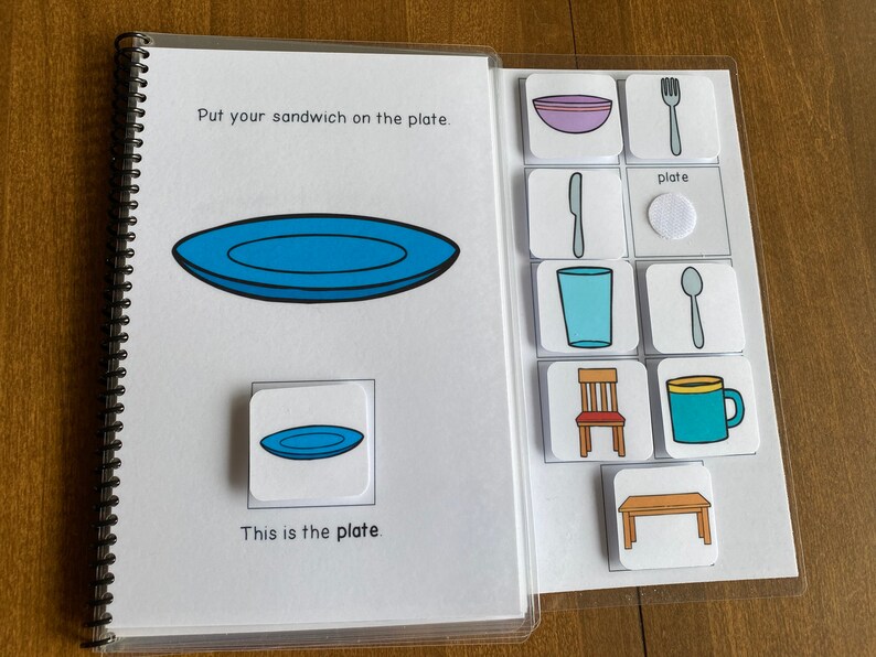 Dining Room Vocabulary Booklet and Task Cards (special Education and ...