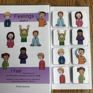 Feelings Adapted Books for Special Education / Autism - Etsy