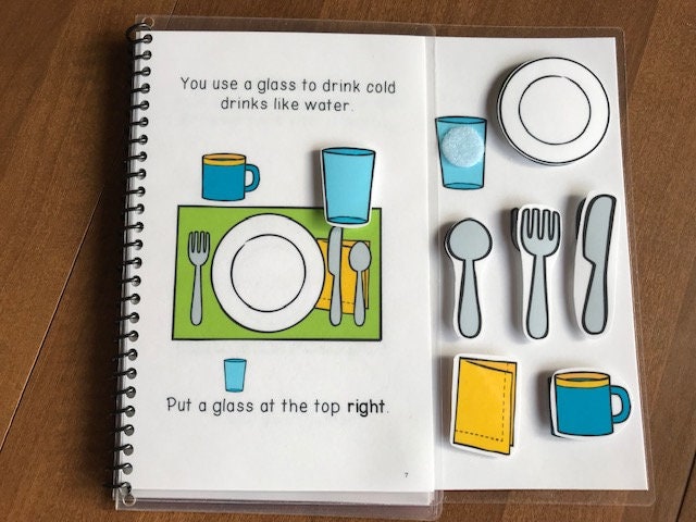 Food Adapted Books Following Directions left / Right and - Etsy