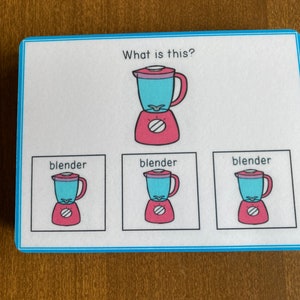 Kitchen Vocabulary Life Skills Adaptive Booklet W Task Cards (special ...