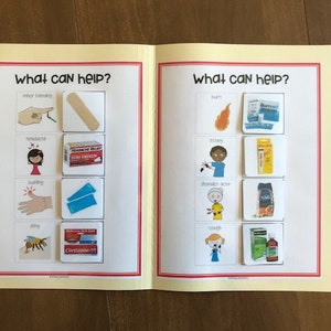 First Aid Life Skill File Folders for Special Education 10 Pk - Etsy