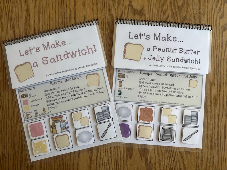 Visual Recipes for Peanut Butter and Jelly Sandwich and More! Special ...