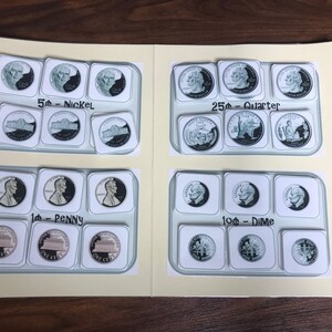 Coin Identification Money Math File Folders for Special Education (US ...