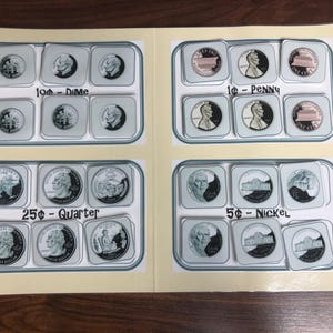 Coin Identification Money Math File Folders for Special Education (US ...