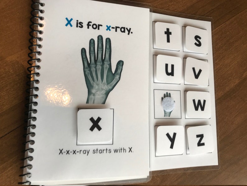 Alphabet Review Adapted/interactive Books (3pk) - Etsy