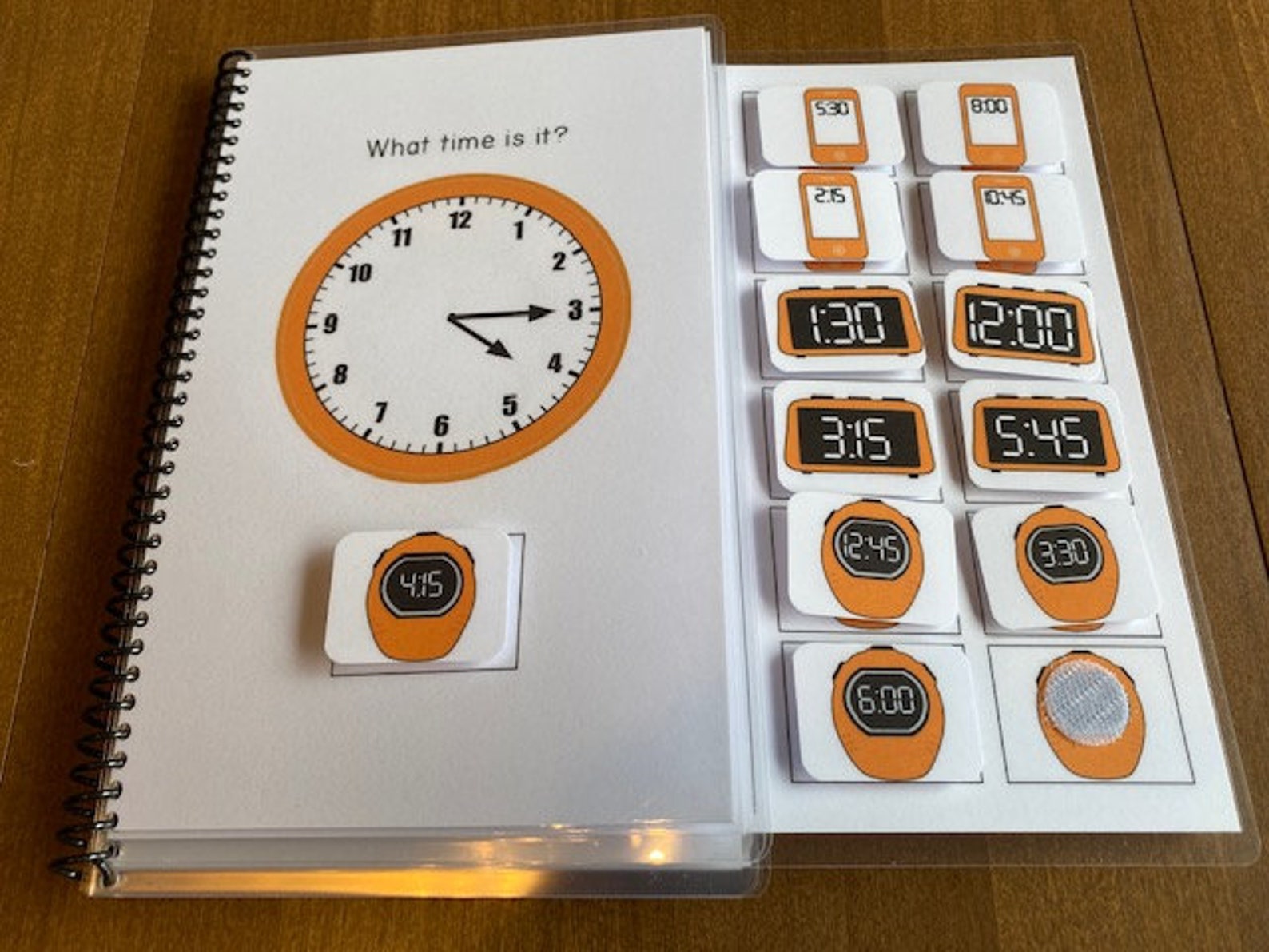 Telling Time Adapted Books for Special Education - Etsy