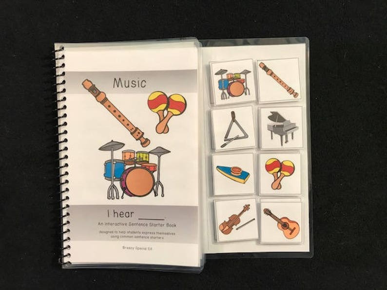 Farm Animals and Musical Instruments Sentence Starter Adapted | Etsy