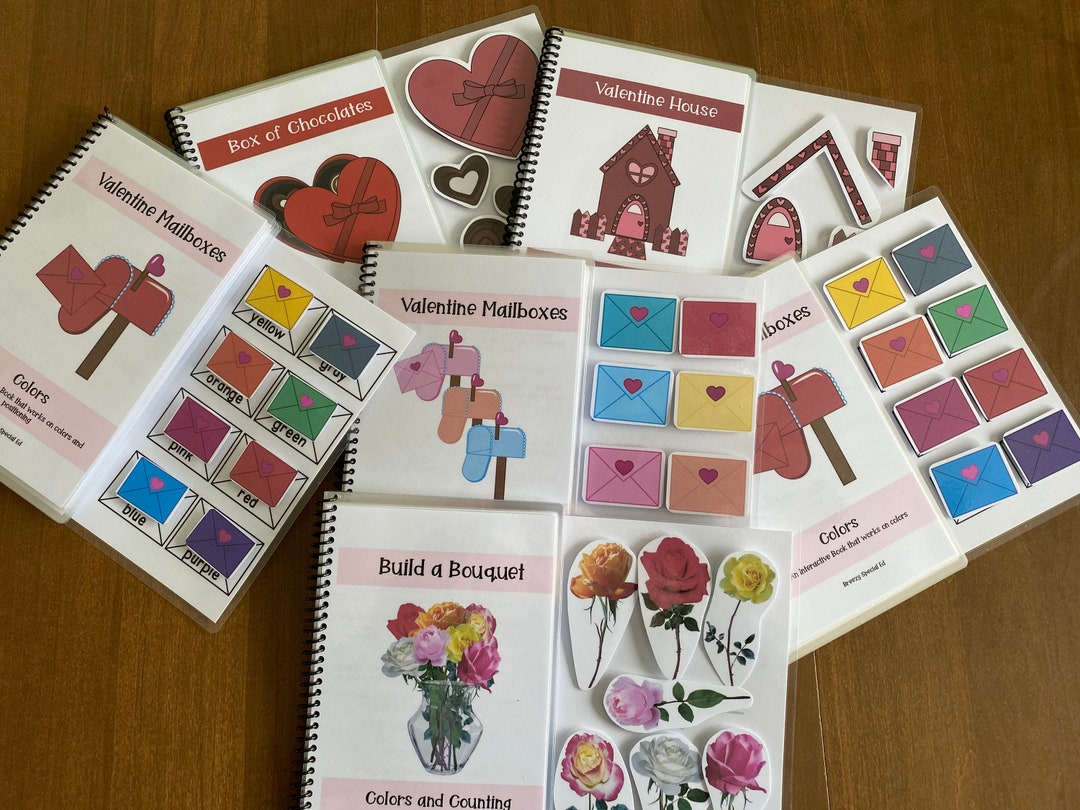 Valentine Adapted Book Bundle New!! (6pk) - Etsy