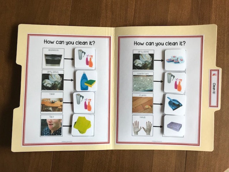 Special Education Kitchen / Cooking Life Skill File Folders - Set #2 ...