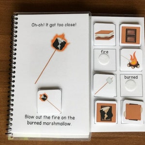 S'mores Visual Recipe and Adapted Book for Special Education - Etsy