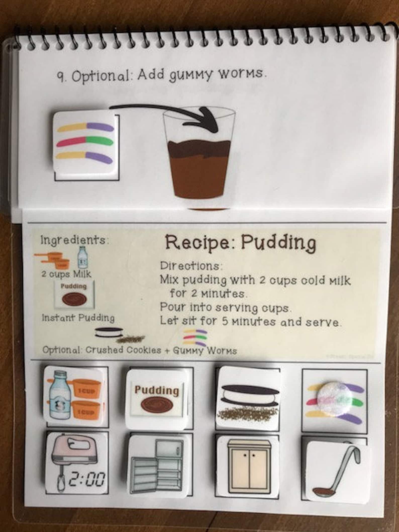 Interactive Cooking/visual Recipes for Pudding and Jello - Etsy