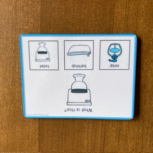 Bathroom Vocabulary Life Skills Adaptive Booklet W Task Cards (special ...