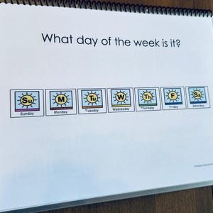 NEW!!! Morning Meeting Calendar Time Book and File Folder for Special ...