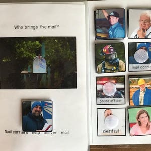 Community Helpers Mini Bundle - Adapted Book With Task Cards - Etsy