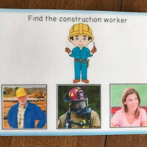 Community Helpers Mini Bundle - Adapted Book With Task Cards - Etsy