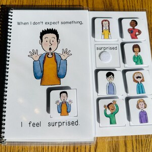 Feelings Adapted Books for Special Education / Autism - Etsy