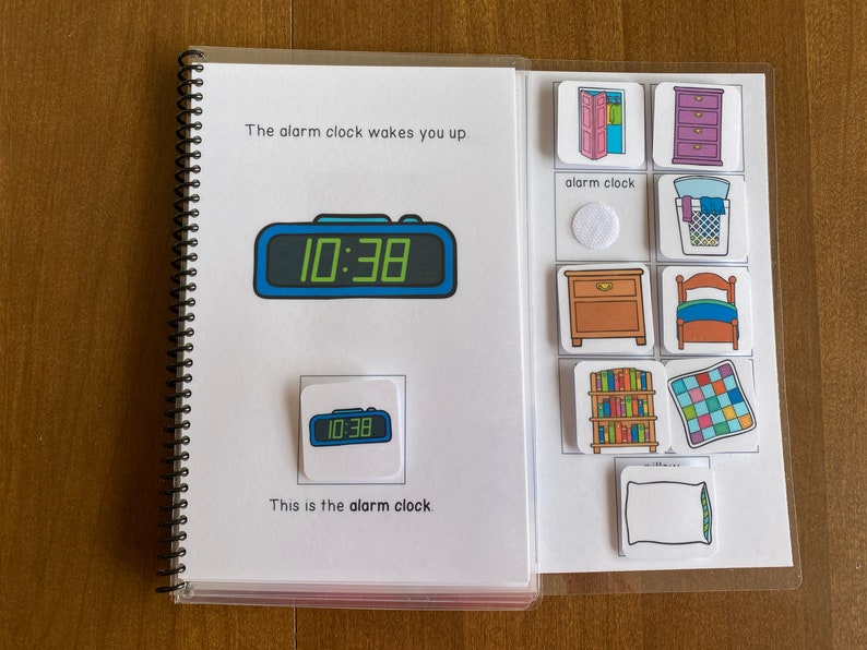 Bedroom Vocabulary Life Skills Adaptive Booklet W Task Cards - Etsy