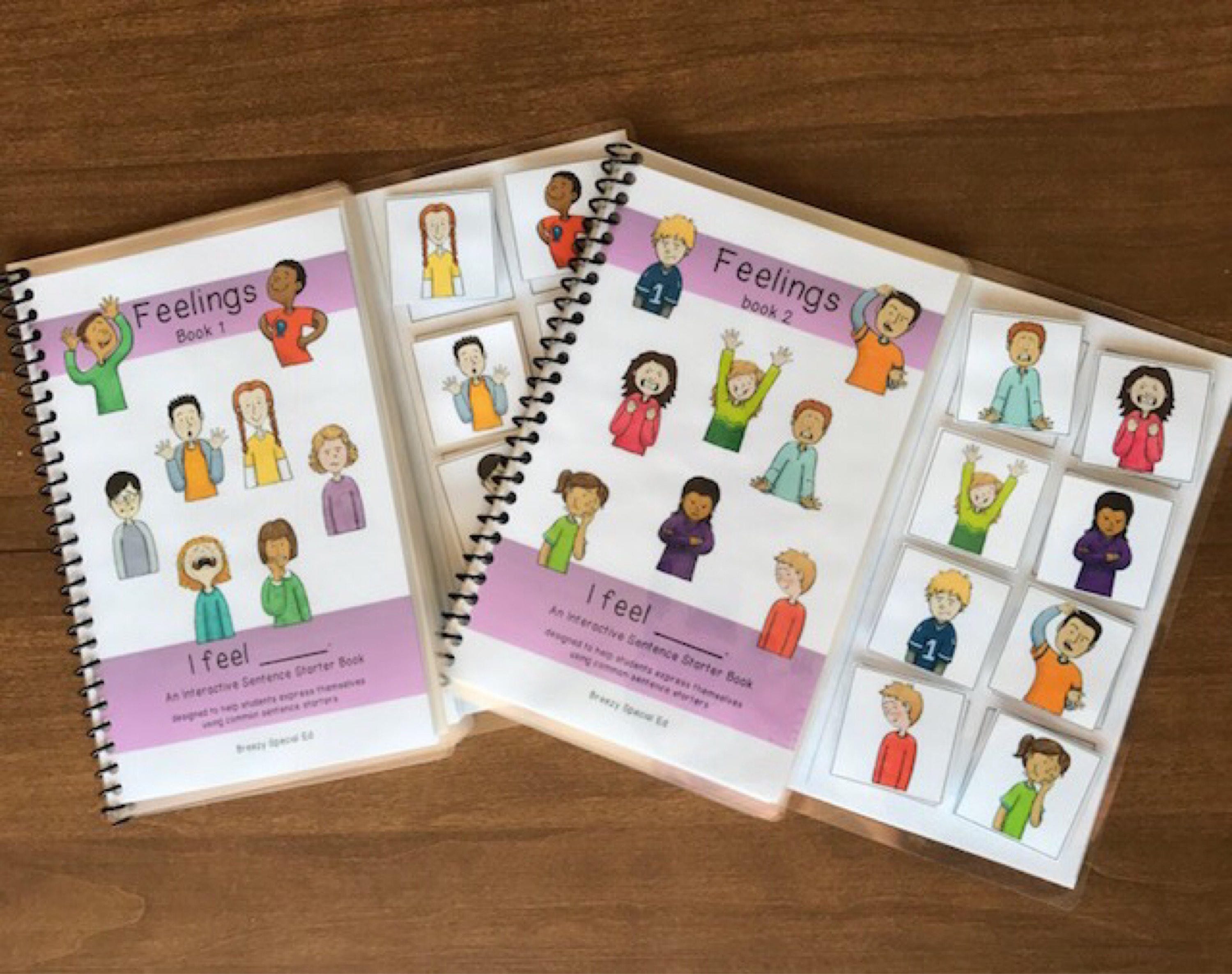 Sentence Starter Adapted Books for Speech Therapy / Special Education ...