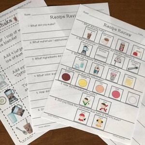 Interactive Cooking Lessons - Smoothie/milkshake - Etsy