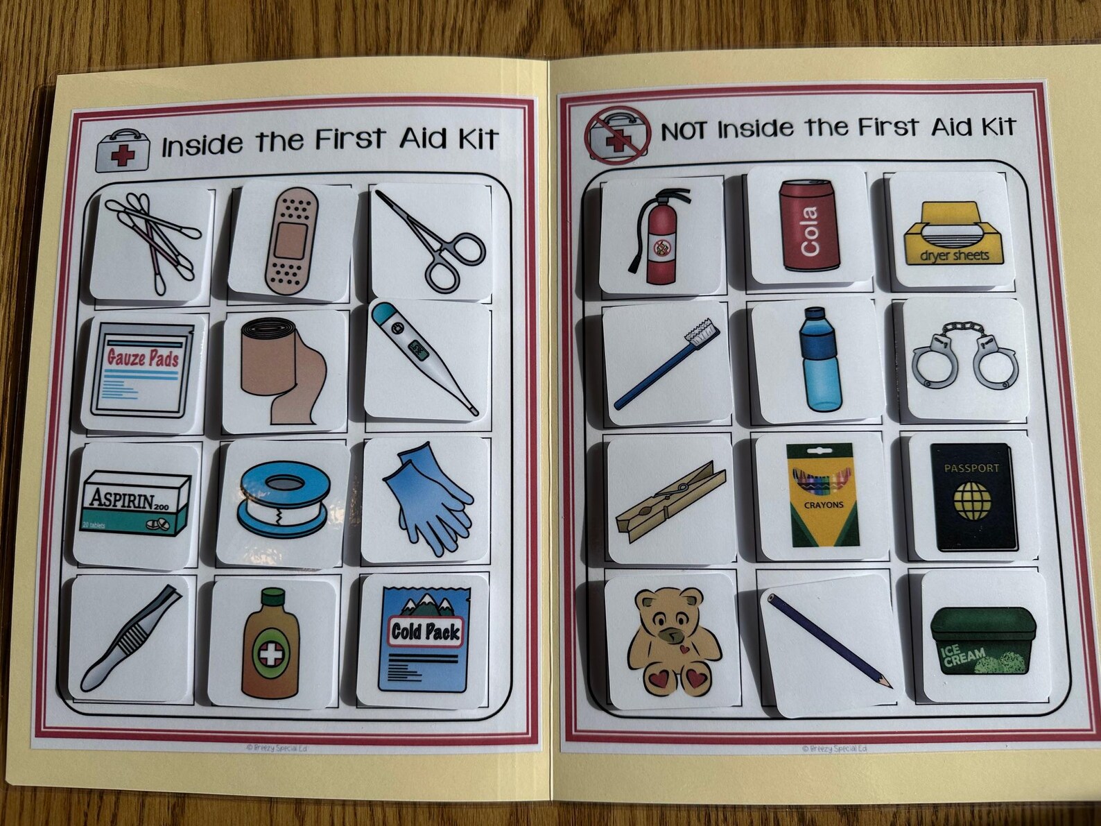 First Aid Life Skill File Folders for Special Education (10 Pk) - Etsy