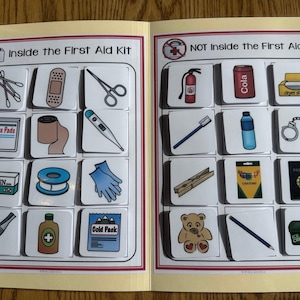 First Aid Life Skill File Folders for Special Education (10 Pk) - Etsy