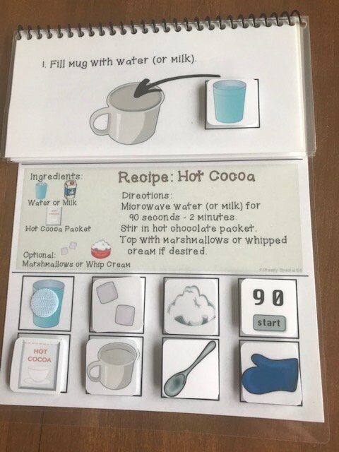 Interactive Cooking Lessons/visual Recipes: Hot Cocoa and Tea | Etsy