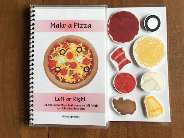 Food Adapted Books Following Directions left / Right and - Etsy
