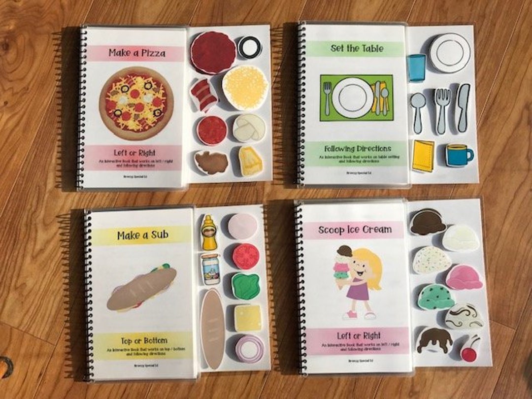 Food Adapted Books Following Directions (left / Right and More) for ...