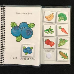 Fruits and Veggies and Food Sentence Starter Adapted Books (I Eat) - Etsy