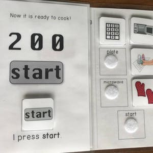 Cooking How to Books (microwave and Oven) Interactive/adapted for ...