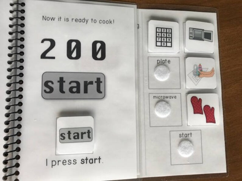 Cooking How to Books (microwave and Oven) Interactive/adapted for ...