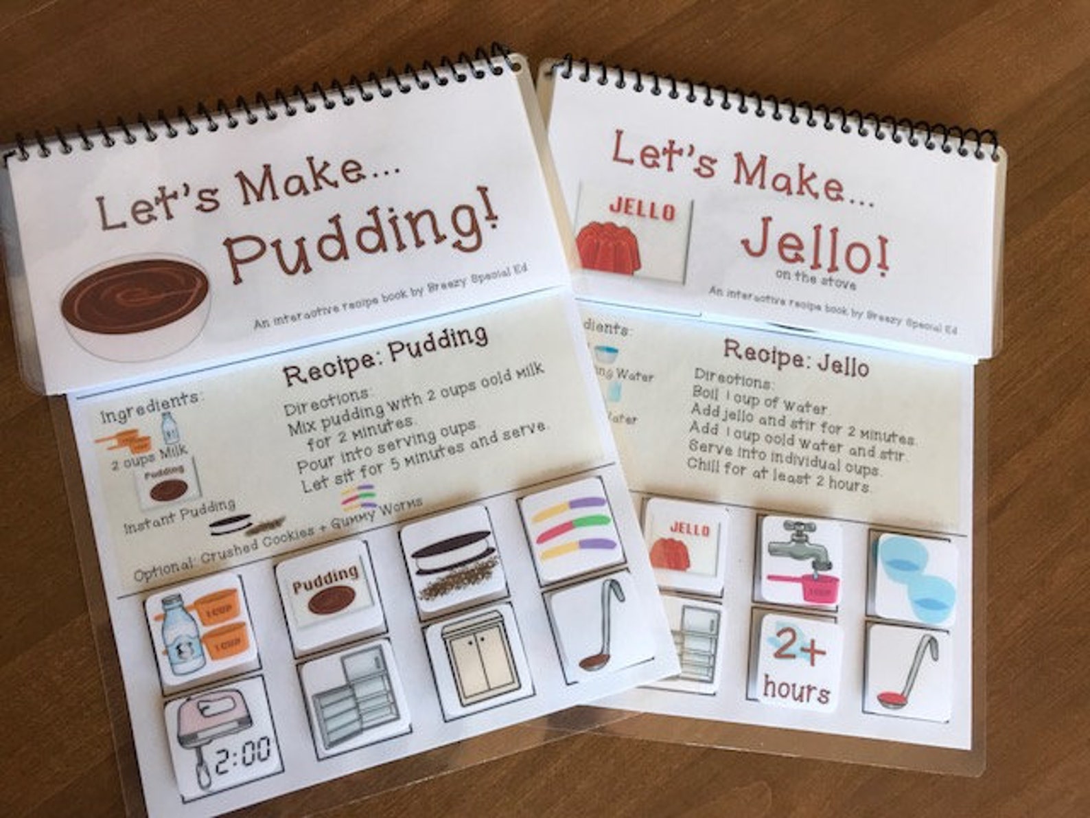 Interactive Cooking/visual Recipes for Pudding and Jello - Etsy