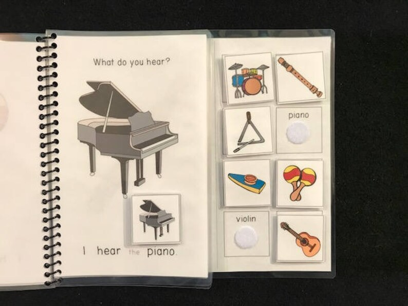 Farm Animals and Musical Instruments Sentence Starter Adapted | Etsy