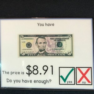 Do You Have Enough Money? Level 2 - Money Math Task Cards for Special ...