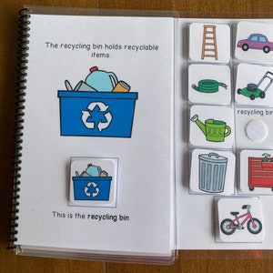 Garage Vocabulary Life Skills Adaptive Booklet W Task Cards (special Ed ...