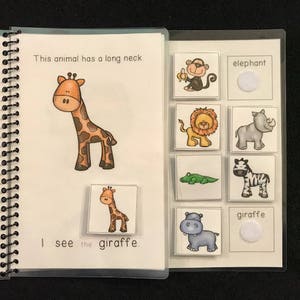Zoo Animals and USA Sentence Starter Adapted Books (I See) - Etsy