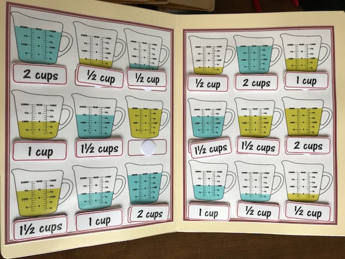 Kitchen and Cooking Life Skill File Folders for Special Education 11pk ...