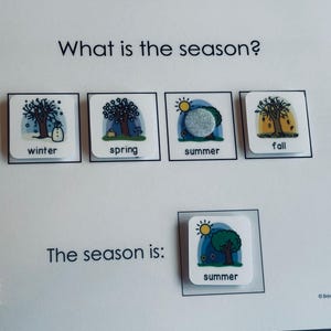 NEW!!! Morning Meeting Calendar Time Book and File Folder for Special ...