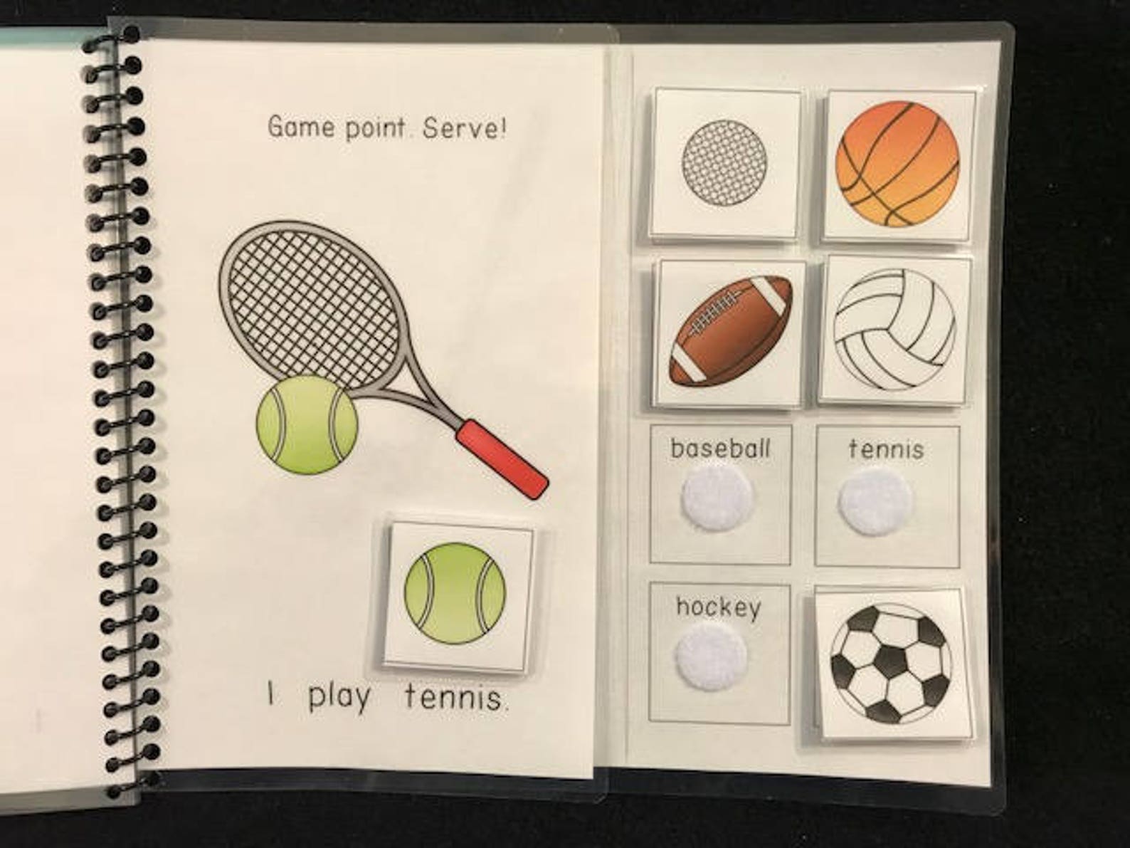 Sports and Games Sentence Starter Adapted Books I Play | Etsy