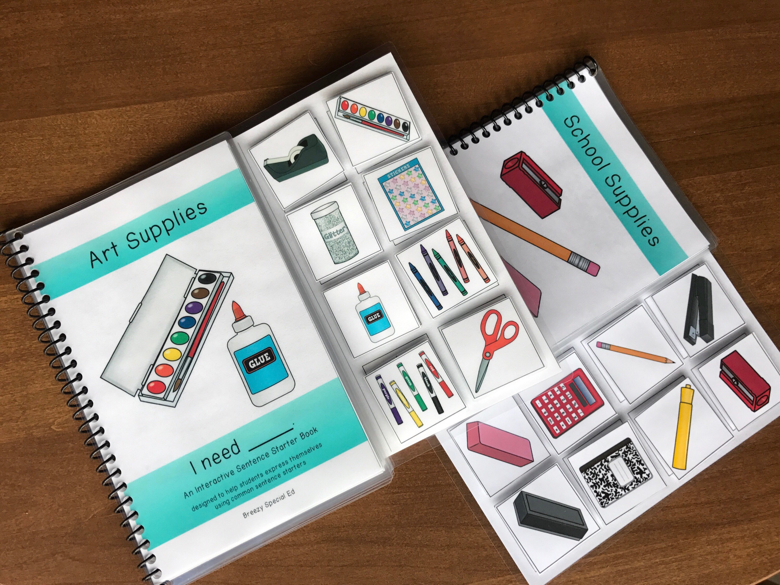 Sentence Starter Adapted Books for Speech Therapy / Special Education ...