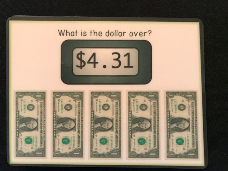 Next Dollar up Money Math Task Cards for Special Education | Etsy