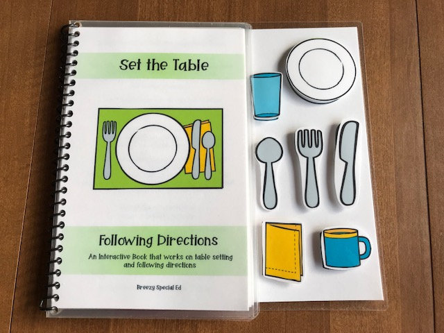 Food Adapted Books Following Directions left / Right and - Etsy