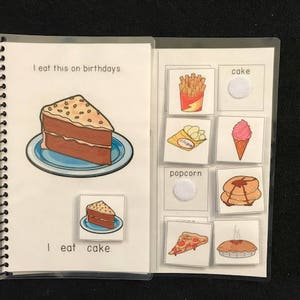 Fruits and Veggies and Food Sentence Starter Adapted Books (I Eat) - Etsy