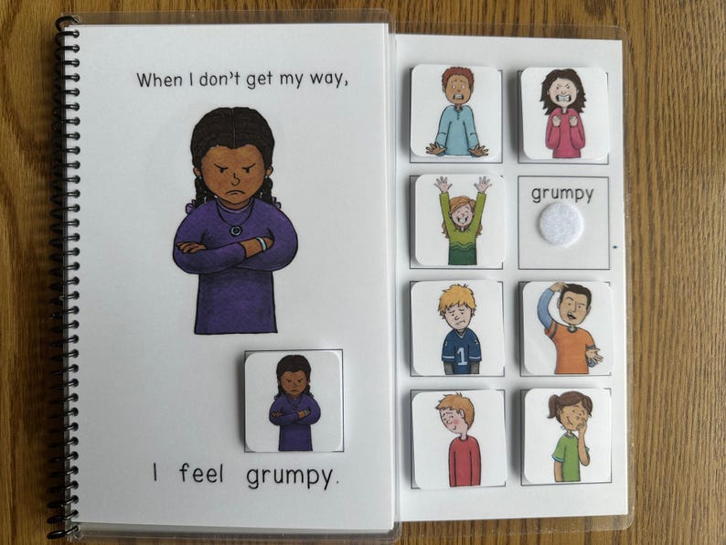 Feelings Adapted Books for Special Education / Autism - Etsy