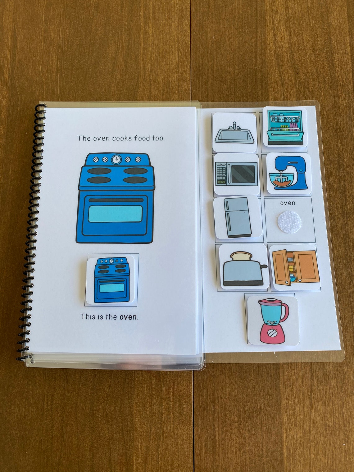 Kitchen Vocabulary Life Skills Adaptive Booklet W Task Cards | Etsy