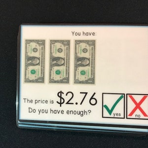 Do You Have Enough Money? Money Math Task Cards for Special Education ...