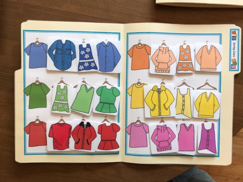 Laundry Life Skills File Folders for Special Education (breezy Special ...