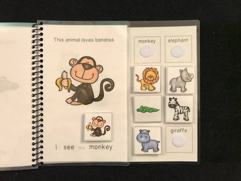 Zoo Animals and USA Sentence Starter Adapted Books I See - Etsy